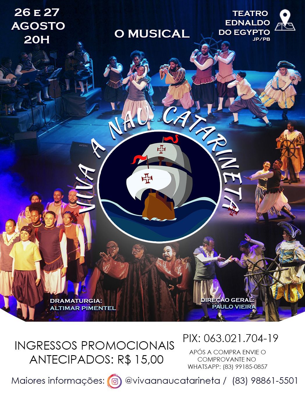 Espetáculo musical "Viva a Nau Catarineta" estreia em João Pessoa neste ...